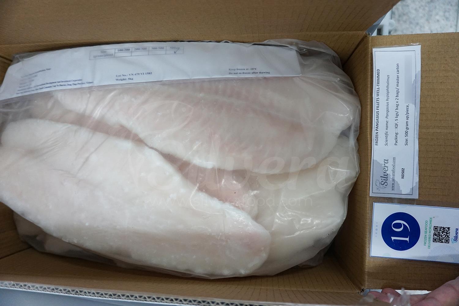 Basa fillets of big sizes for the high-end market segment in India