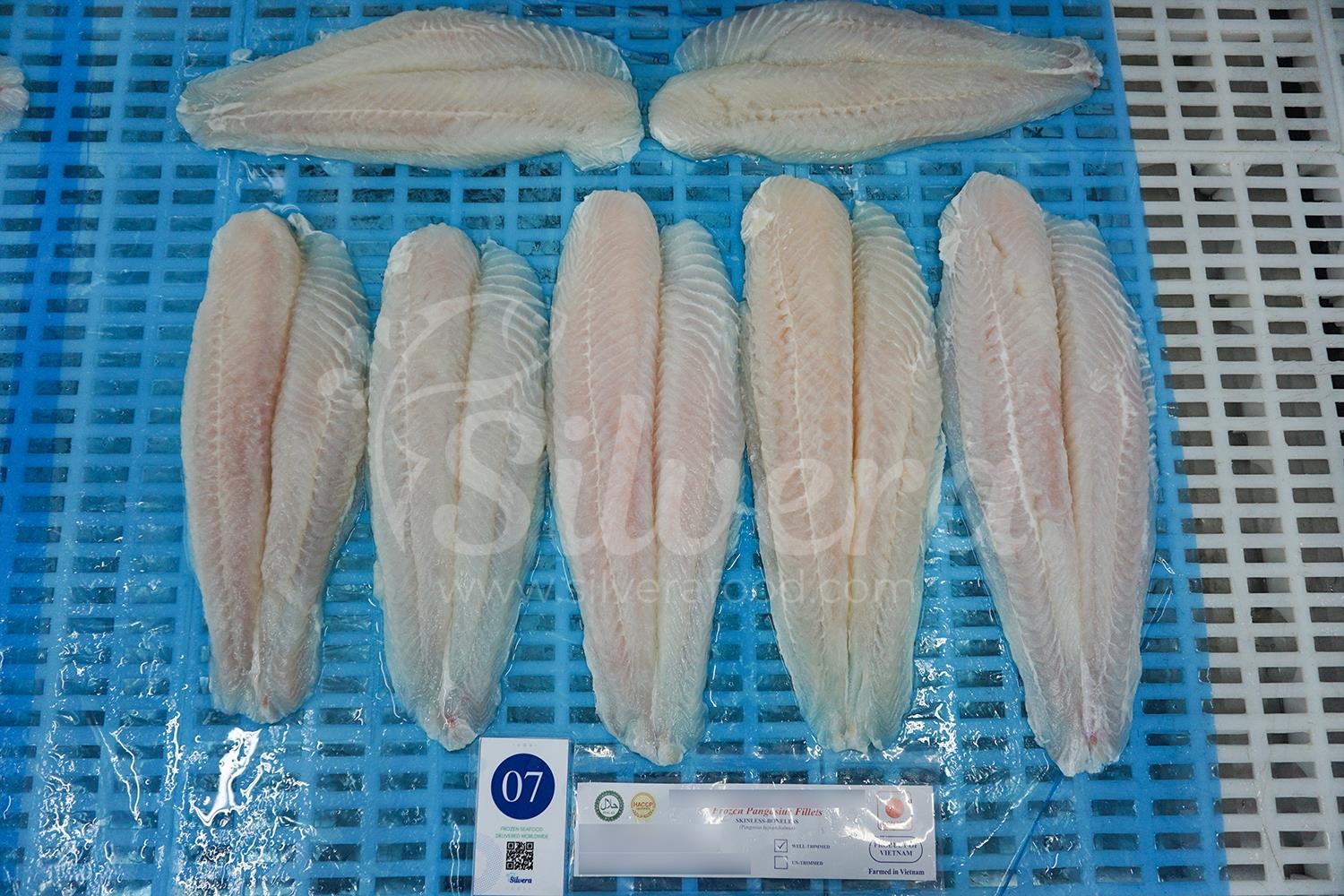 Basa fillets of big sizes for the high-end market segment in India