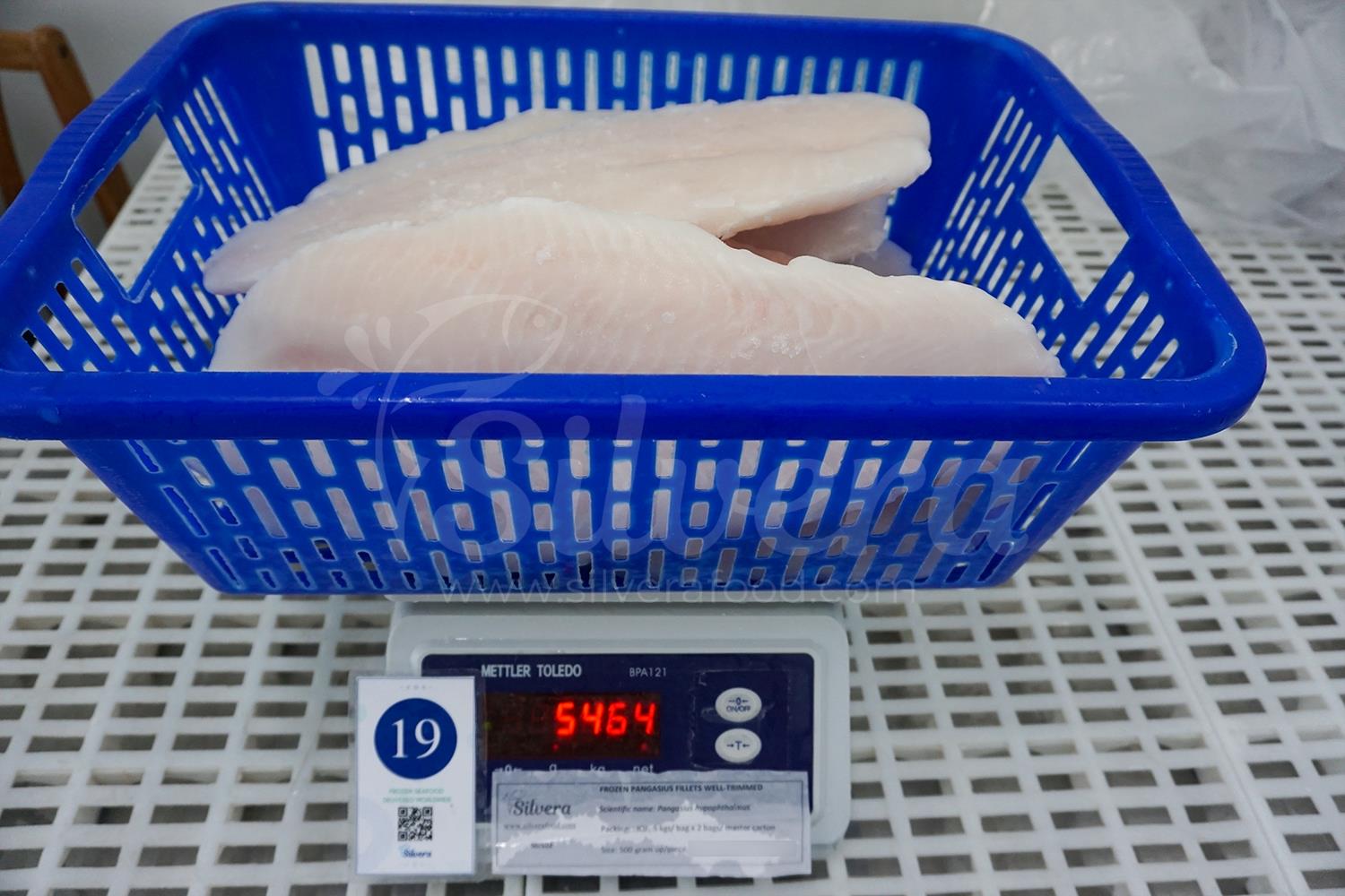 Basa fillets of big sizes for the high-end market segment in India
