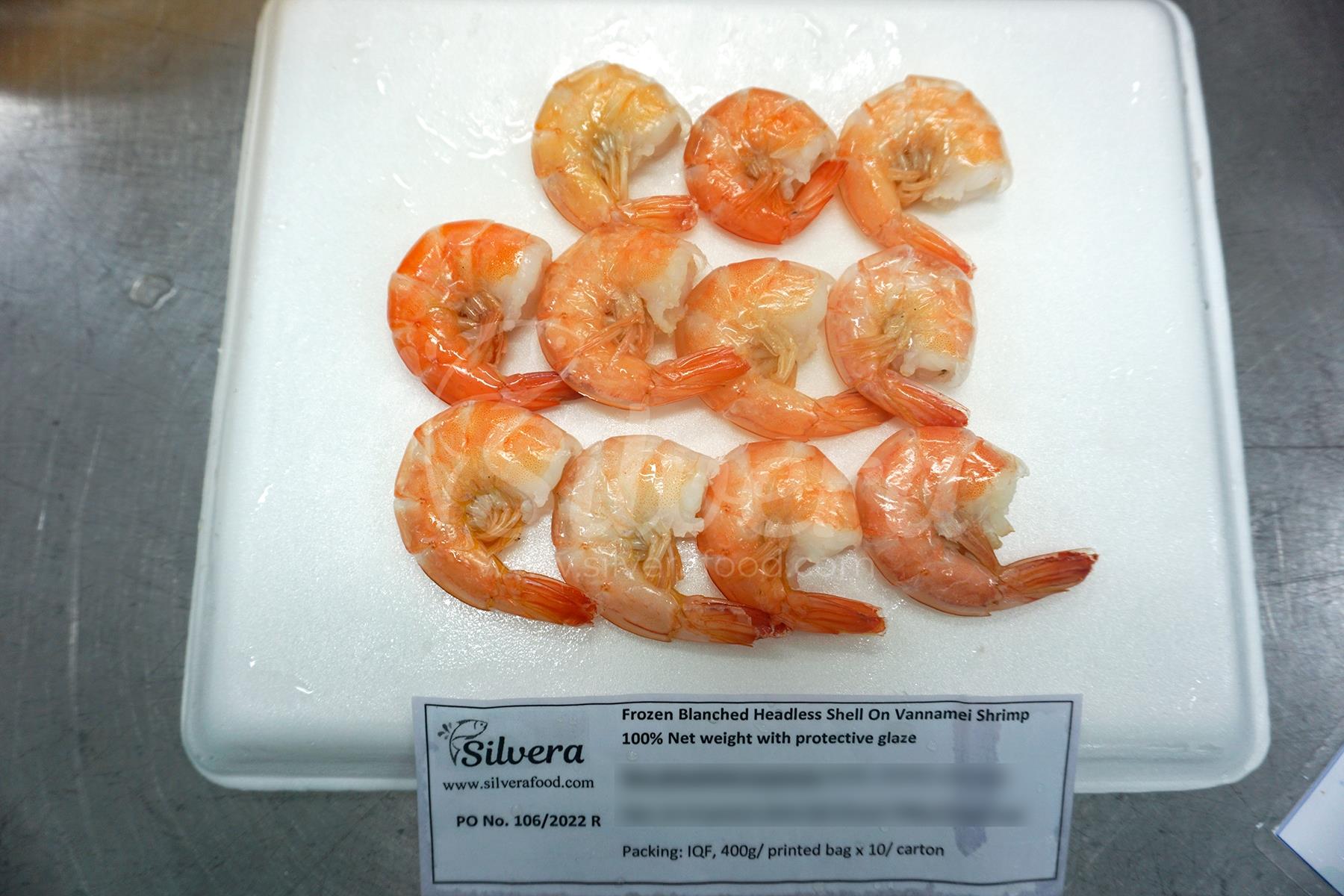 Frozen blanched headless vannamei shrimps: convenient and affordable