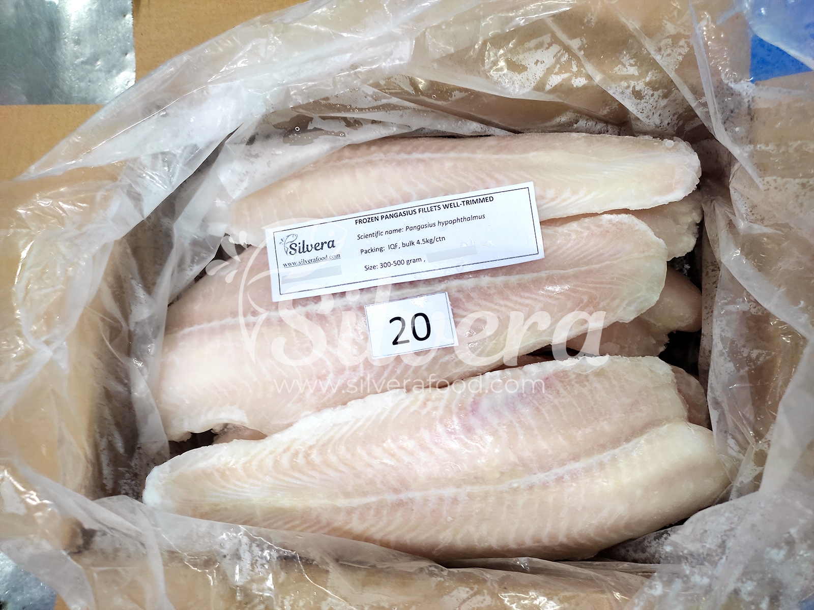 Pangasius skin-on slices and fillets for the Malaysian market