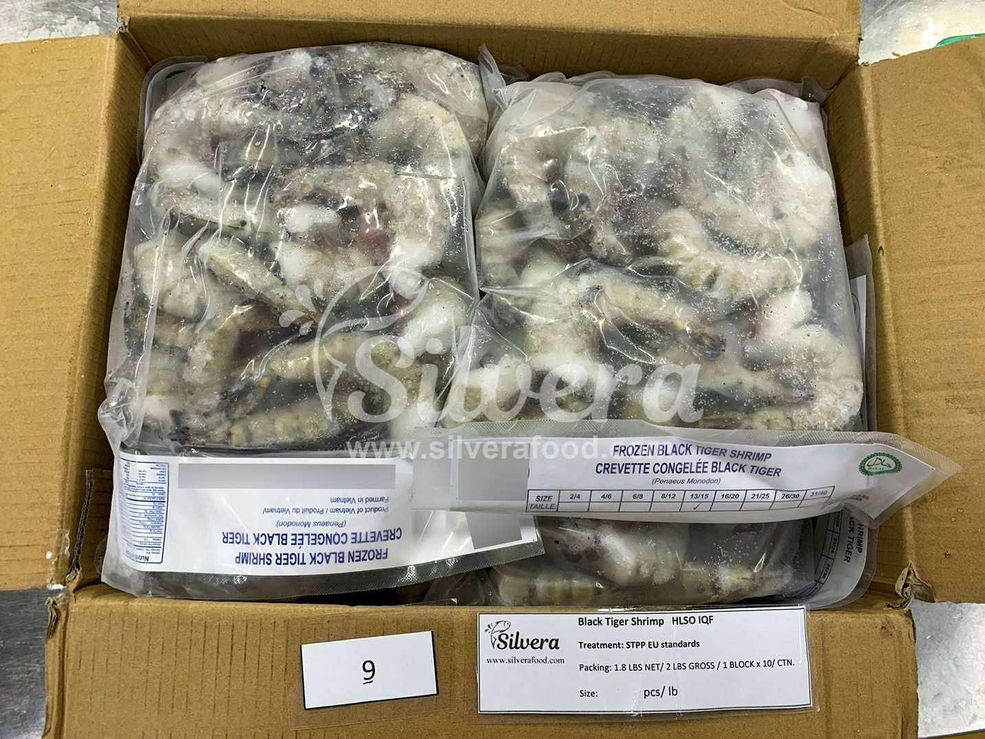 Black tiger HLSO of full sizes for the Canadian market - September shipment