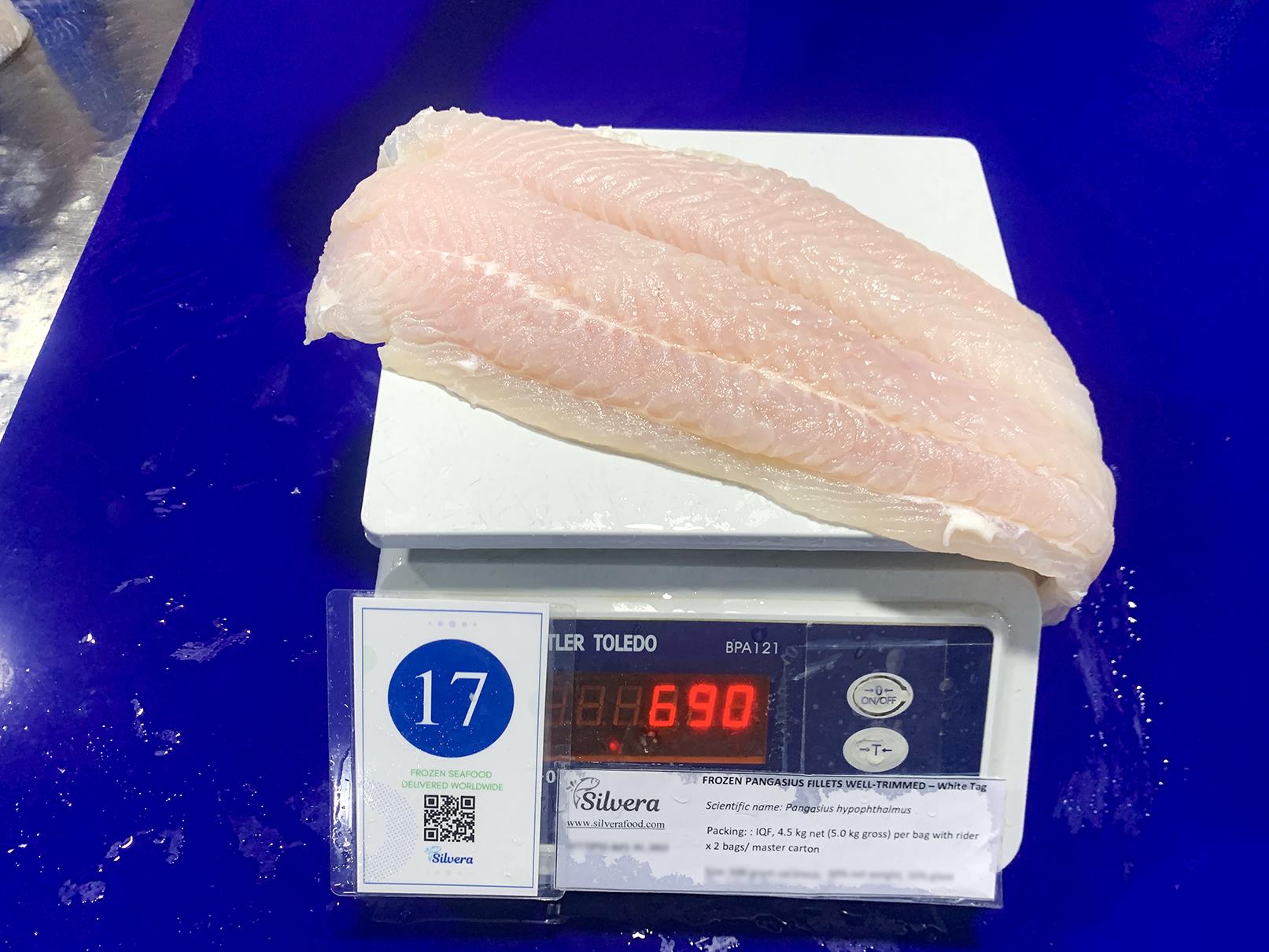 Pangasius fillets of big sizes to serve the Egyptian market