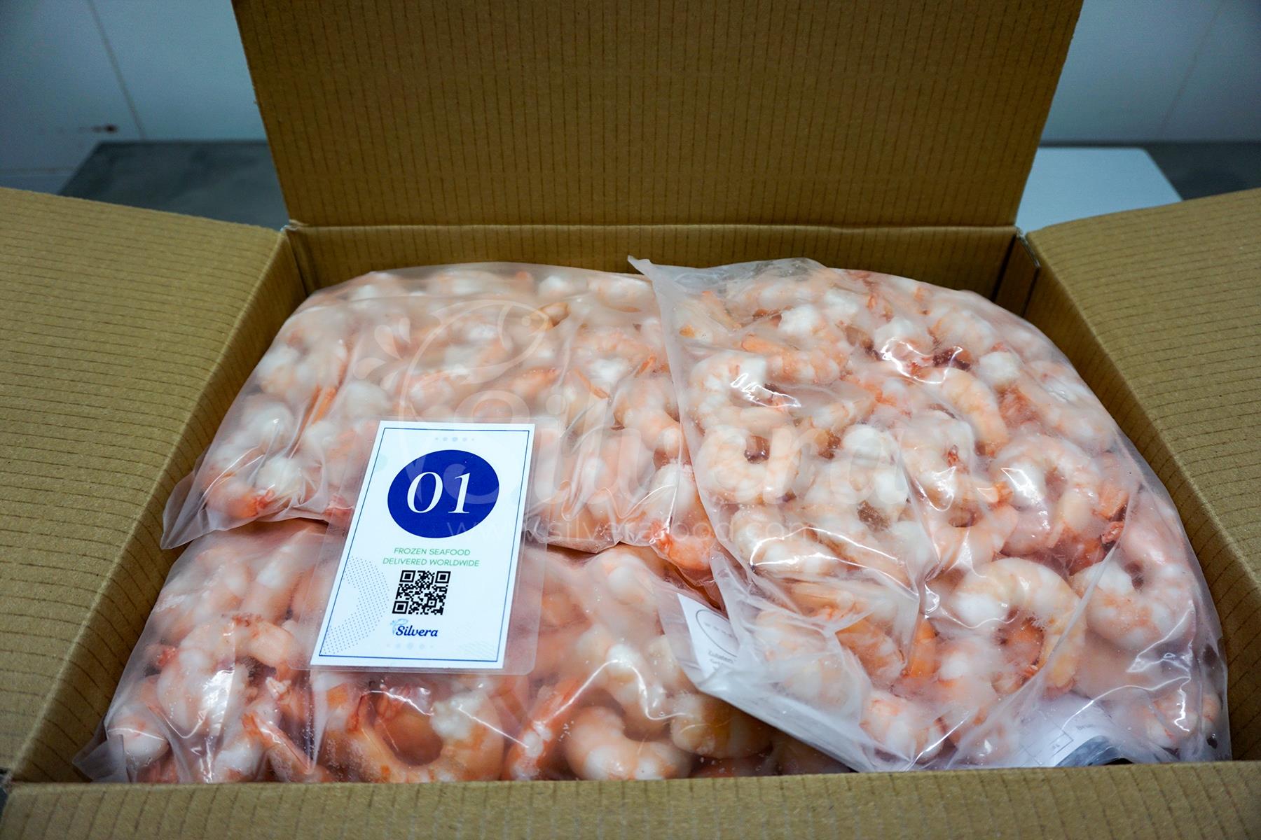 ASC cooked peeled tail off vannamei shrimp for the German market