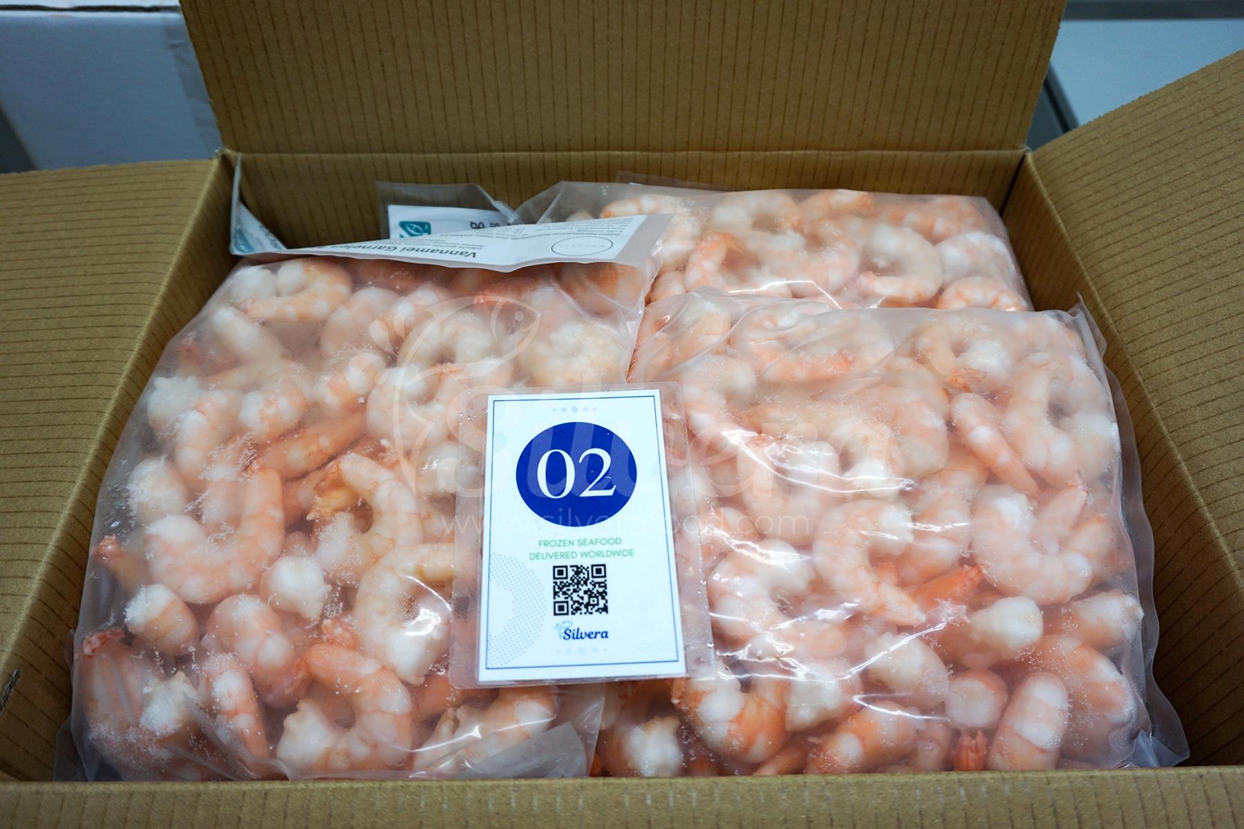 ASC cooked peeled tail off vannamei shrimp for the German market