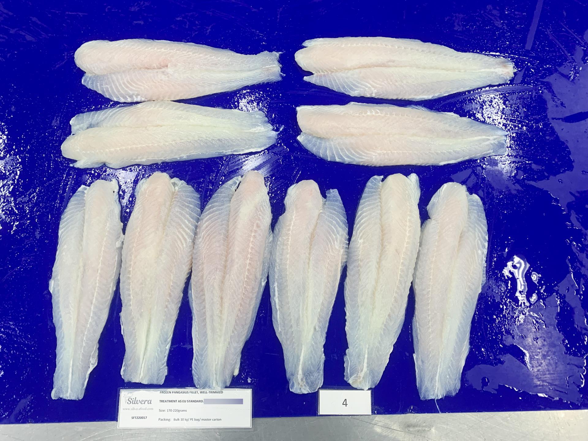 A February shipment of pangasius fillets to Greece